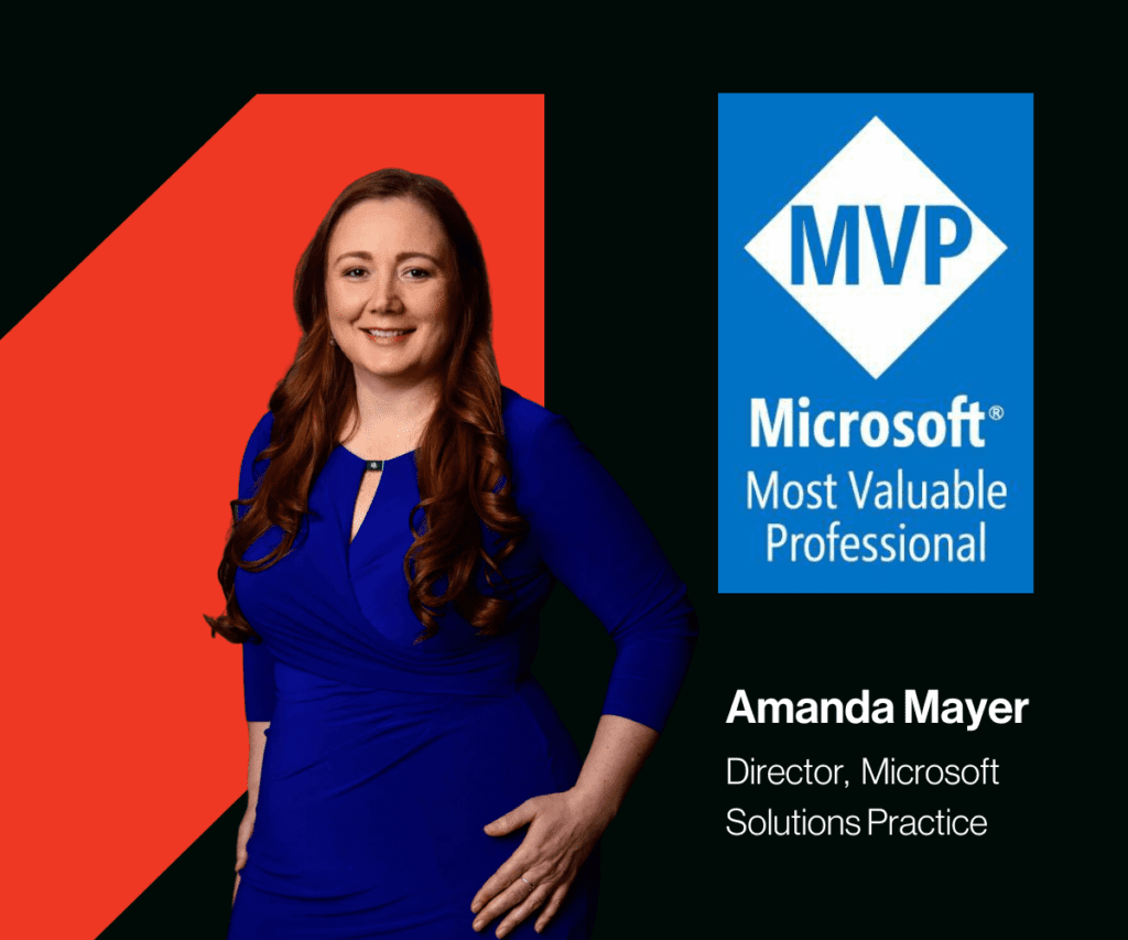 Microsoft Solutions Expert Amanda Mayer is recognized as Microsoft MVP LIDD